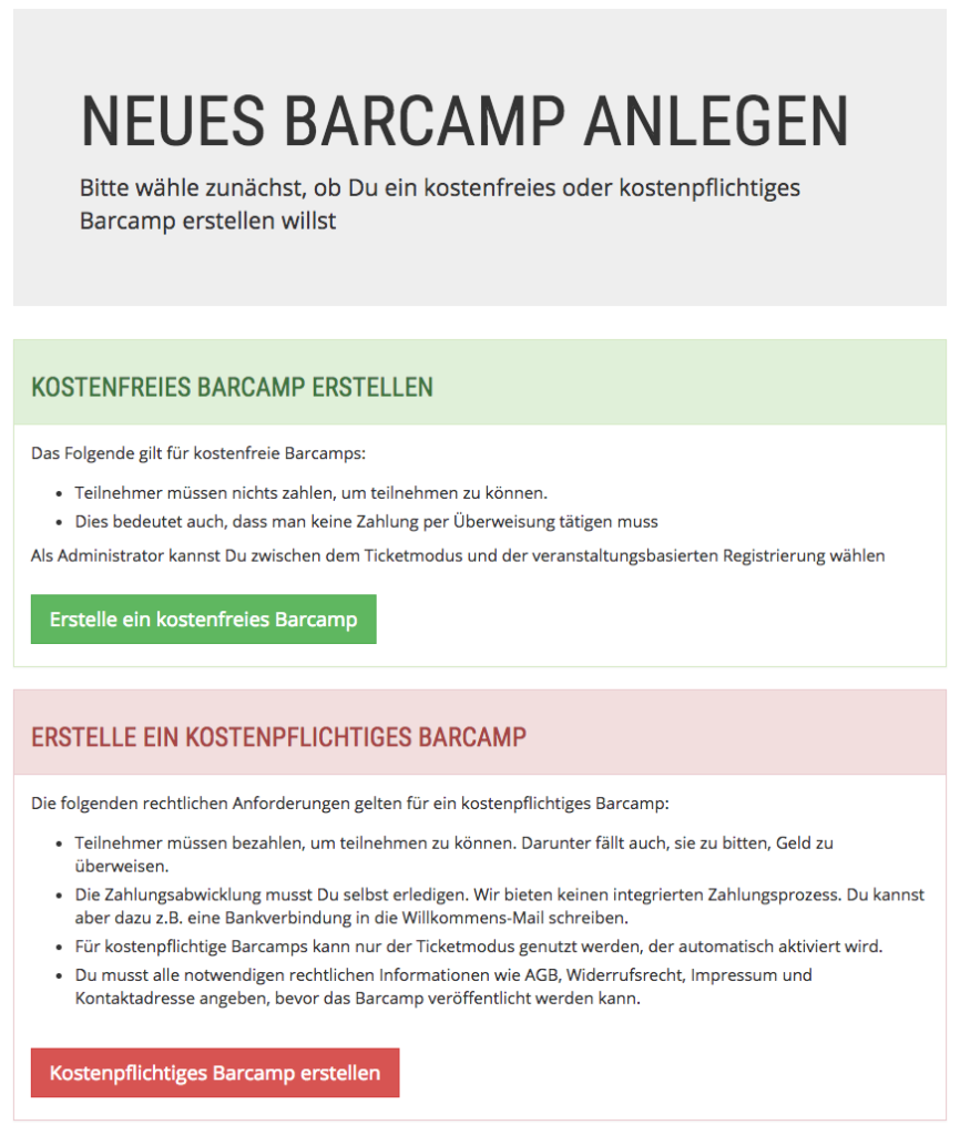 Camper-Blog - Barcamps leicht gemacht